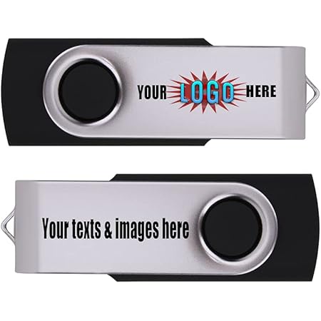 Amazon.com: 25pcs 4GB Custom USB Flash Drive with Personalized Logo for ...