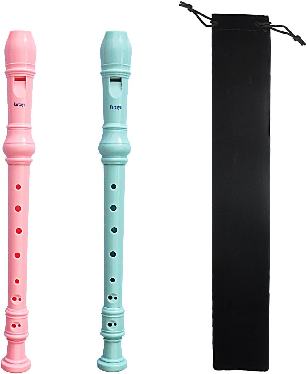 Amazon.com: SANNIX 3 Pack 8 Hole Soprano Descant Recorder Instrument ...