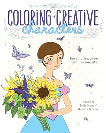 Amazon.com: Coloring Creative Characters: Fun Coloring Pages with ...