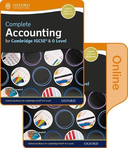 Complete Accounting For Cambridge O Level And Igcse Student Book ...