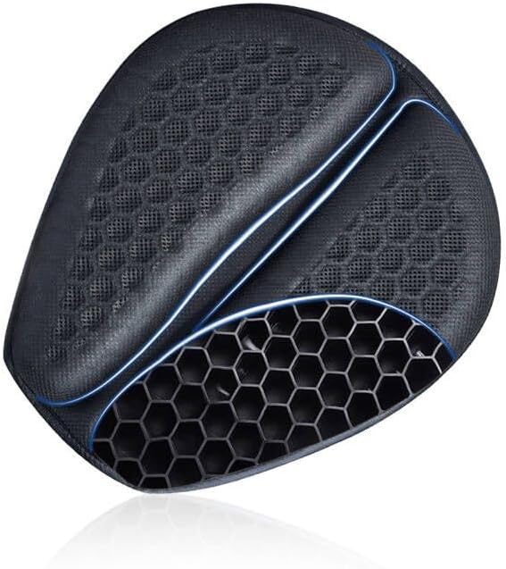 Amazon.com: Feiteplus Universal Gel Motorcycle Seat Cover 3D Honeycomb ...