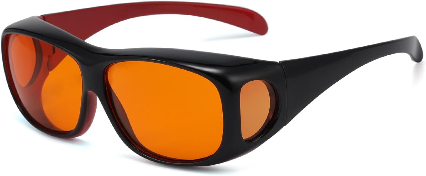 Amazon.com: Eyekepper 100% Blue Light Reduction,Huge Fitover Anti-Blue ...