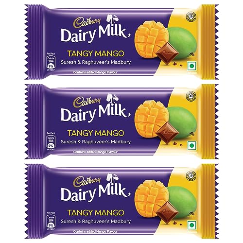 Cadbury Dairy Milk Tangy Mango Madbury Chocolate Bar, 36 g (Pack of 3 ...