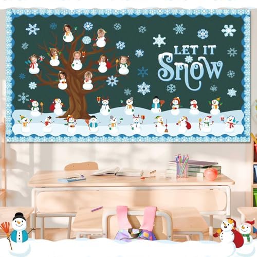 Amazon.com: Hello Winter Bulletin Board Decorations - Classroom Sweater ...