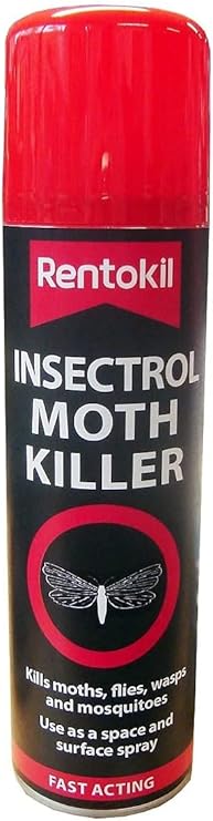 3 Pack Of Rentokil Insectrol Moth Killer 250Ml Spray : Amazon.co.uk: Garden