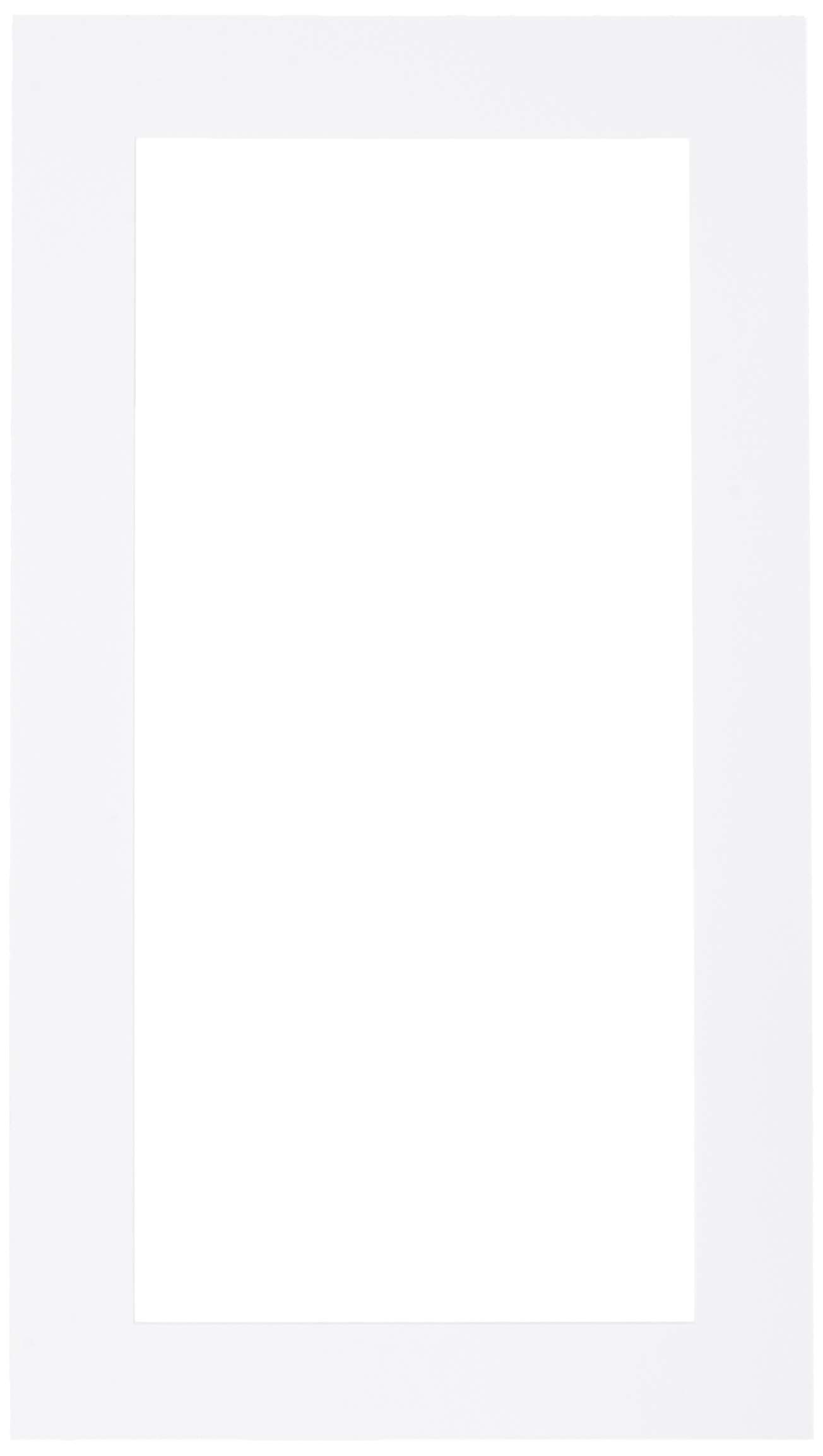 Amazon.com: 14x25 Smooth White / Super White Custom Mat for Picture ...