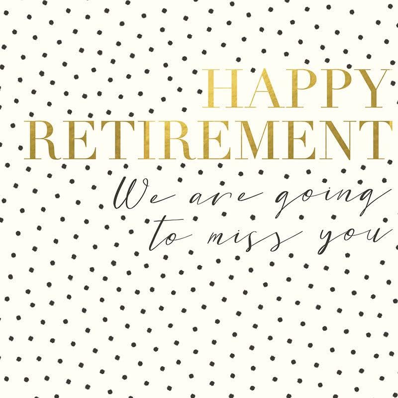 Hammond Gower Happy Retirement Congratulations Card - 'We are Going to ...