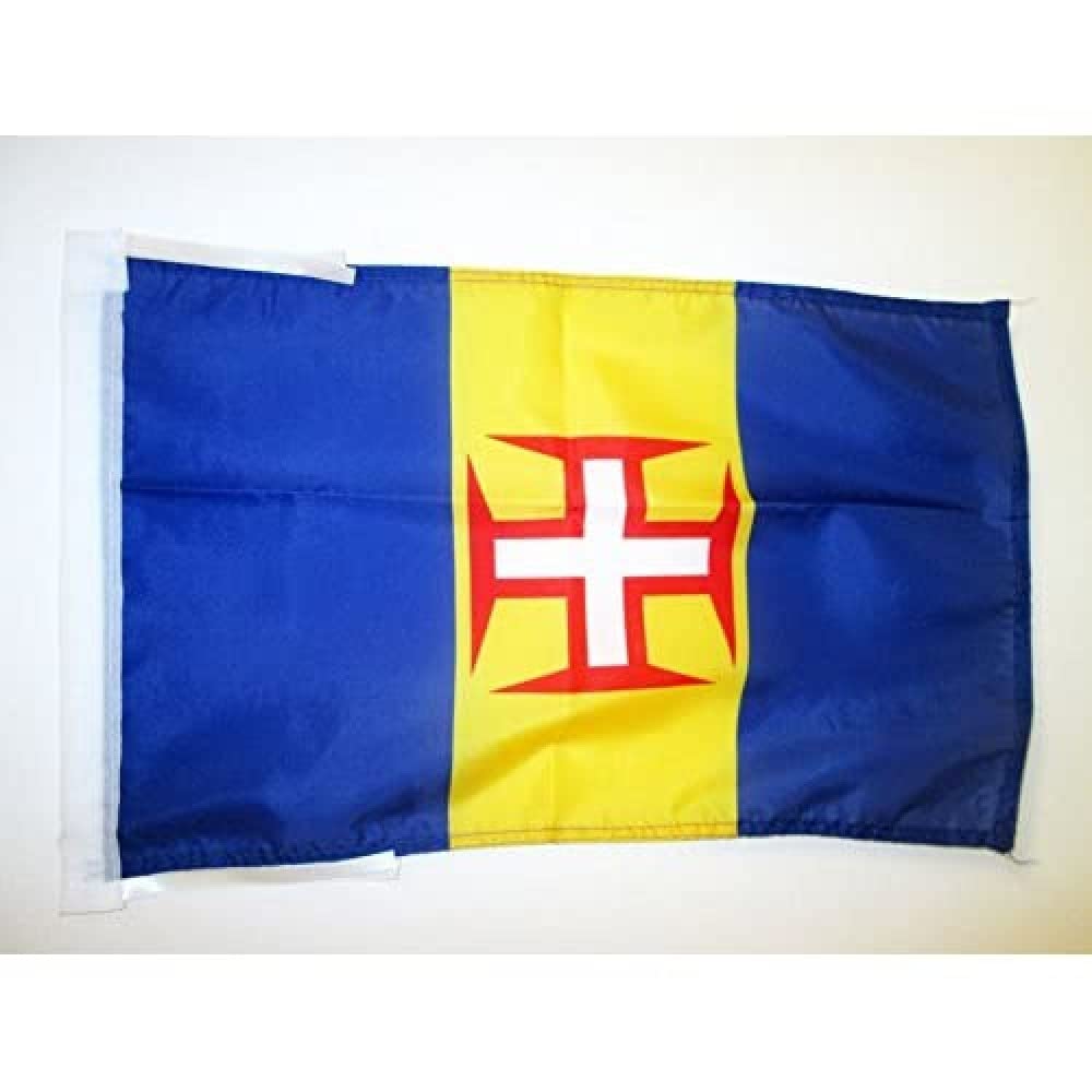 Amazon.com : AZ FLAG Madeira Flag 18'' x 12'' Cords - Portugal ...
