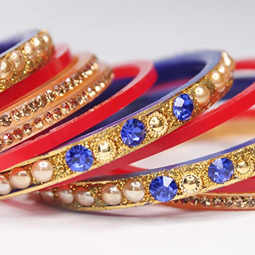 Buy Morges Women Colorful Bangles Set at Amazon.in