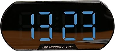 Amazon.com: HENSE Creative Nightlight Smart Light Alarm Clock Bedside ...