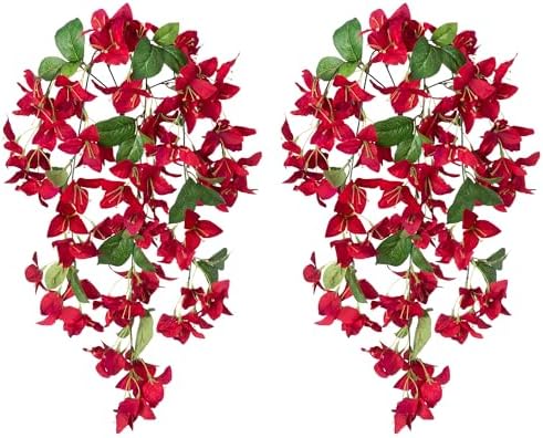 Amazon.com: Artificial Faux Plants Flowers for Outdoor Outside Spring ...