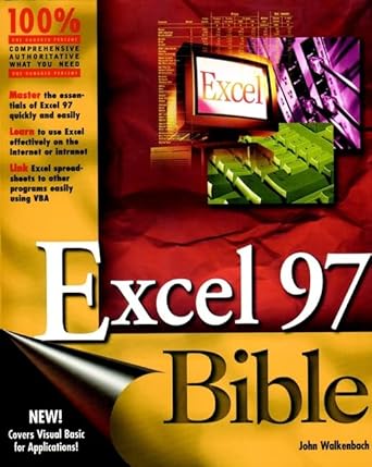 Excel 97 Bible: Walkenbach, John: 9780764530364: Amazon.com: Books
