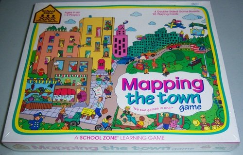 Amazon | Mapping the Town Board Game | Games