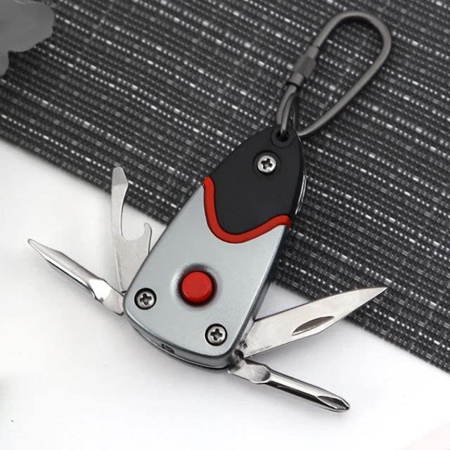 SHREE VALLAV 6 in 1 Torch Multi-Tool Key-chain Toolkit with Knife ...