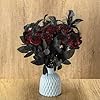 Amazon.com: Zeyune 20 Pcs Halloween Artificial Roses Flowers Bouquet ...