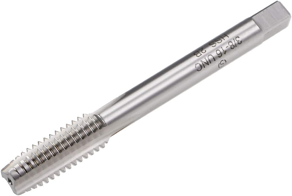 Amazon.com: uxcell Machine Tap, 3/8-16 UNC 2B Class High Speed Steel ...