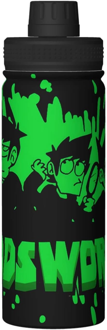 Amazon.com: GLGFAS Eddsworld Sports Water Bottle 18oz Stainless ...