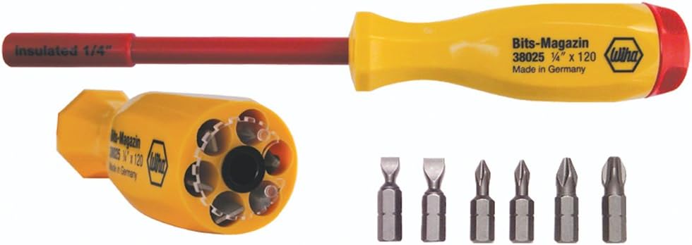 Wiha 38006 Destornillador multipunta, ranurado y Phillips, 1000 voltios ...