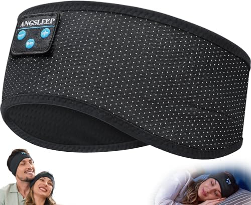 Amazon.com: Sleep Headphones Bluetooth | Wireless & Wired Palyback 2in1 ...