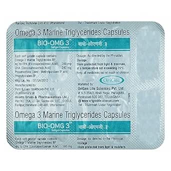 BIO-OMG 3 SOFTGEL - Strip of 10 Capsules : Amazon.in: Health & Personal ...