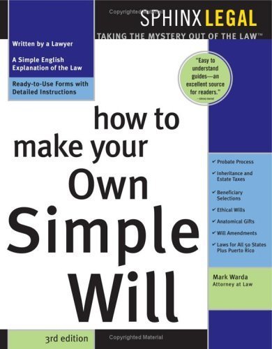 How to Make Your Own Simple Will : Amazon.in: Books