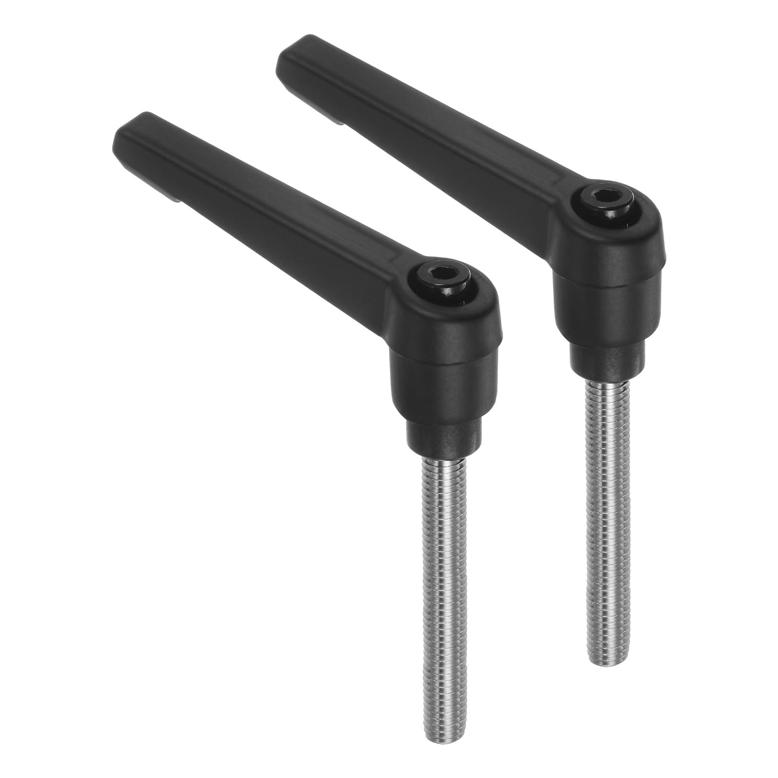 Amazon.com: uxcell 2pcs Clamping Lever Handles, M6 x 50mm 304 Stainless ...