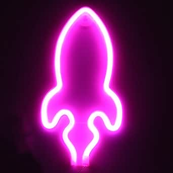Amalgo LED Styling Neon Night Light Battery USB Powered Styling Table ...