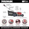 Amazon.com : PRORUN 60V 21-in. Steel Deck Brushless Cordless Self ...