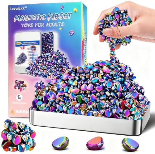 Amazon.com: 580PCS Magnetic Fidget Toys for Adults – Magnet Fidget ...
