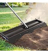 Amazon.com : Updated Lawn Leveling Rake with Aluminum Rollers ...