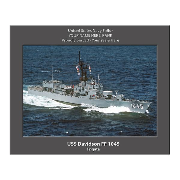 Amazon.com: USS David R Ray DD-971 Personalized United States Navy Ship ...