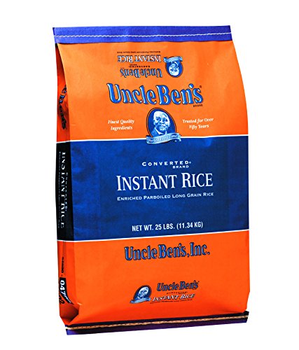 Amazon.com : UNCLE BEN'S Brand Instant Rice, 25 Pound : Dried Grains ...