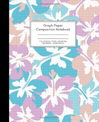 Amazon.com: Graph Paper Composition Notebook: Quad Ruled 5x5 (5 squares ...