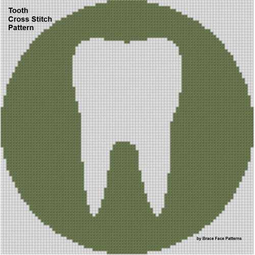 Amazon.com: Tooth Cross Stitch Pattern eBook : Patterns, Brace Face: Books