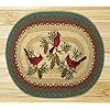 Amazon.com: Earth Rugs Cardinals Design Braided Rug, 20" x 30 ...