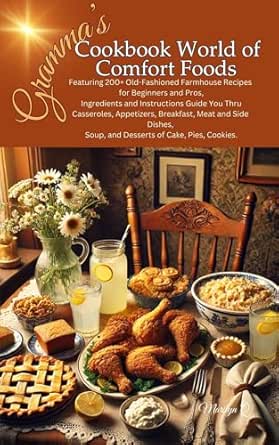 Amazon.com: Gramma's Cookbook World of Comfort Food; Featuring 200+ Old ...