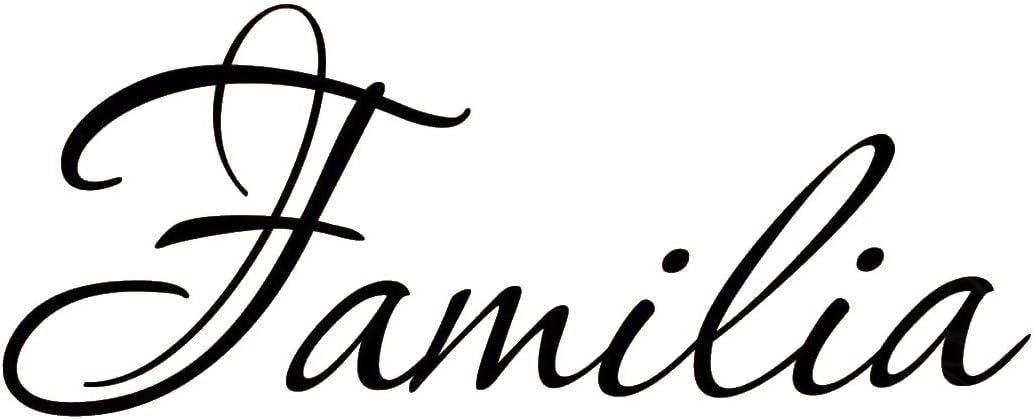 Amazon.com: VWAQ La Familia Custom Family Name Spanish Wall Decal ...