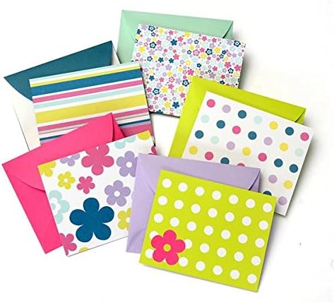 Amazon.com: Assorted Flat Panel Note Cards - 100 Count