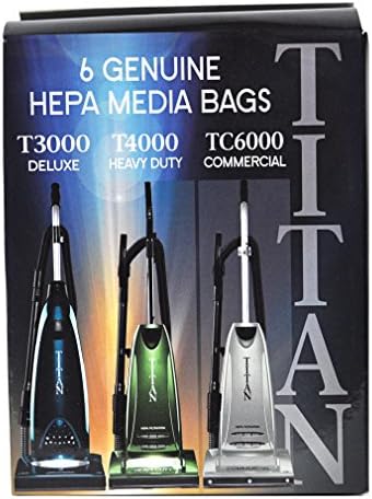 Amazon.com - Titan T3000, T4000, TC6000 HEPA Paper Vacuum Bags TUV-H ...