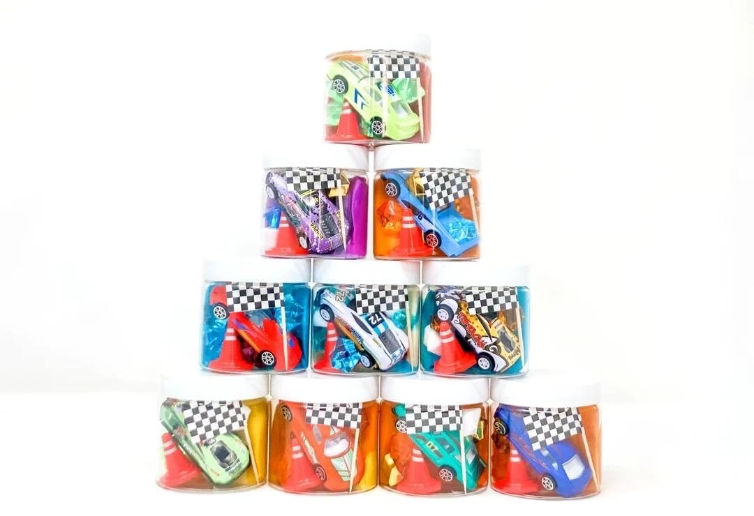 Amazon.com: Race CAR ONE 6oz Busy Jar Activity Fine Motor Skills Easy ...