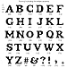 Amazon.com: Magfok Iron on Flock Letters 3/4-Inch Transfer, 8 Sheets ...