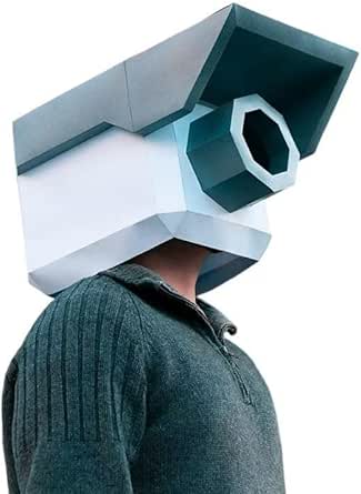 Amazon.com: Yuulibux Full Face Camera Mask - DIY Paper Model 3D Cartoon ...
