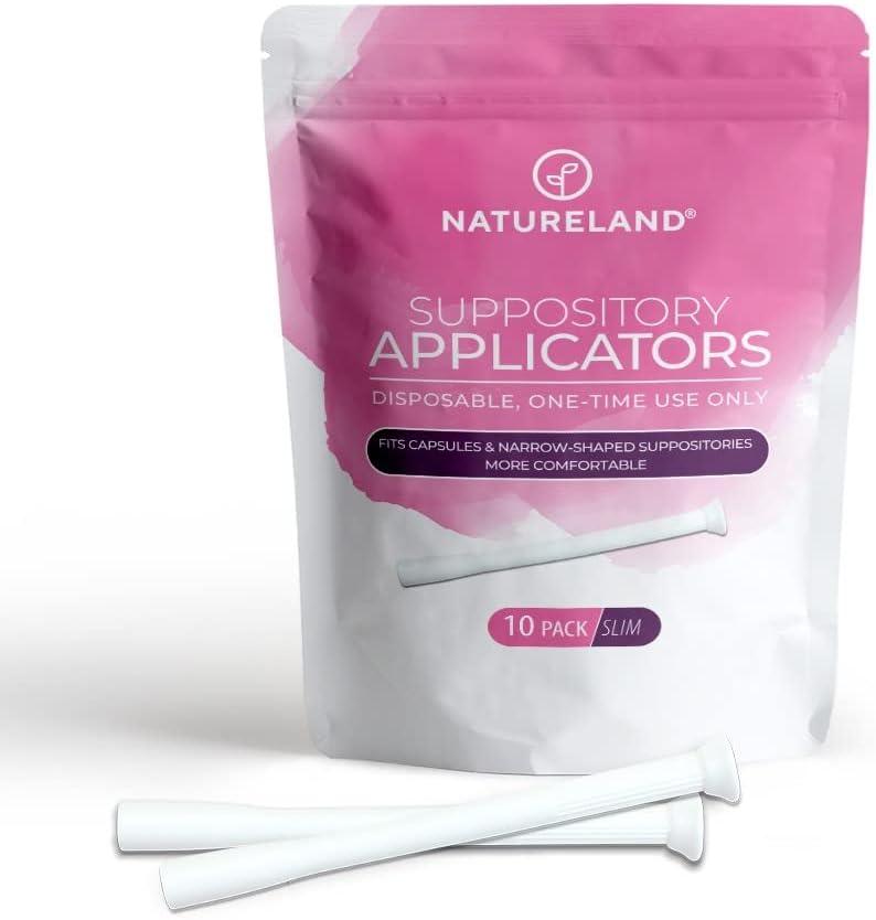 Amazon.com: Natureland [10 Pack] Vaginal Suppository Applicators for Women, Soft Tip Auxiliary ...