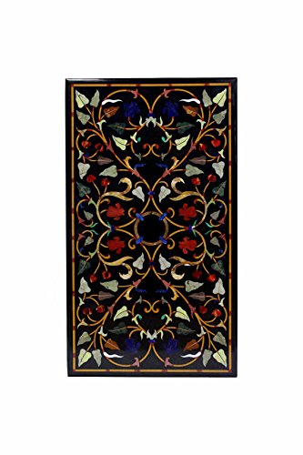 PACHIKARI Marble Coffee Table Top (24 x 42 in, Black) : Amazon.in: Home ...