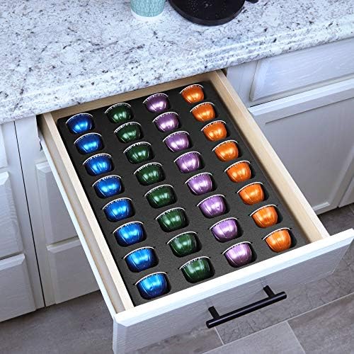 Amazon.com: SpaceAid Coffee Pod Holder Drawer Organizer for Nespresso ...