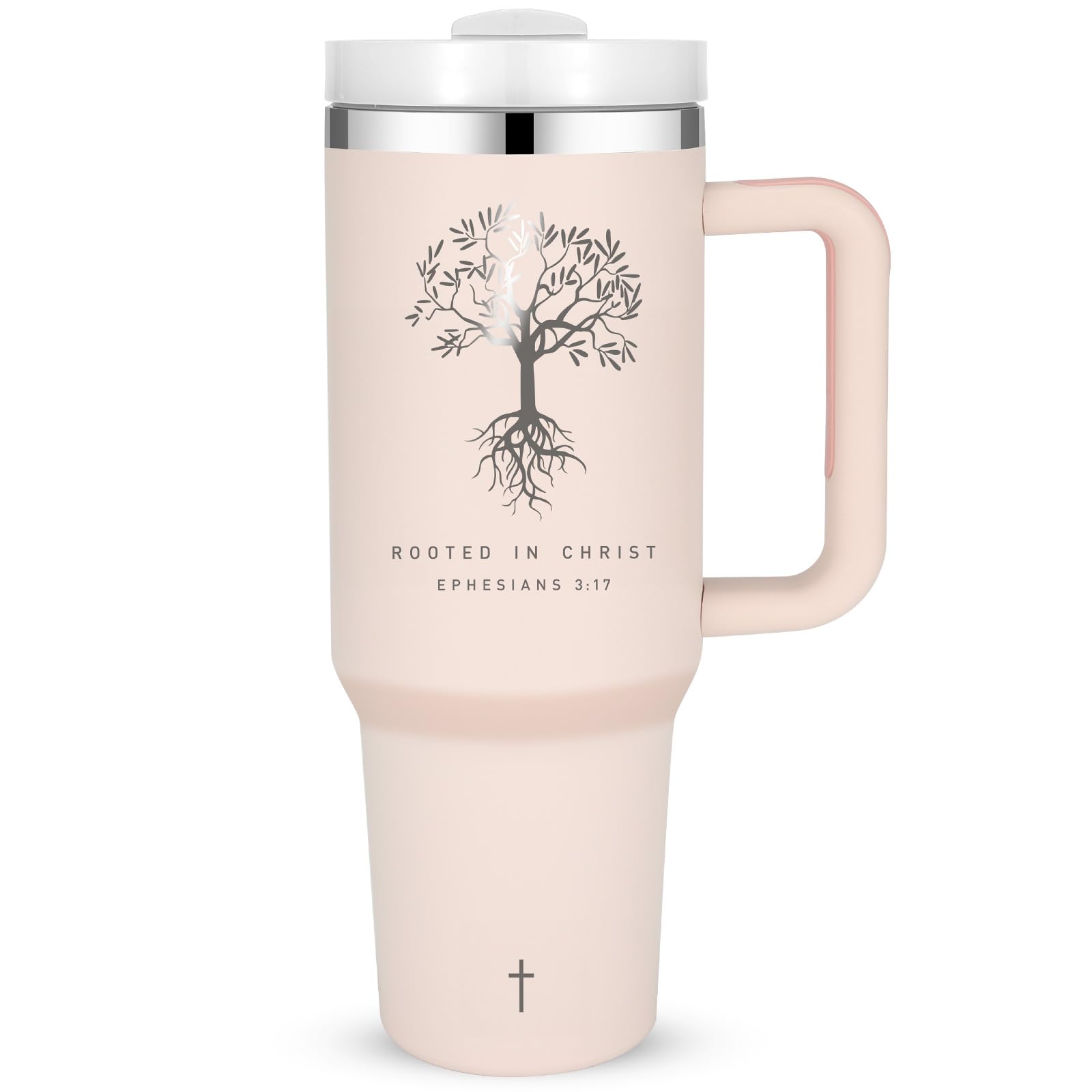 Amazon.com | Christian Tumbler with Handle and Straw, 40 oz Christian ...