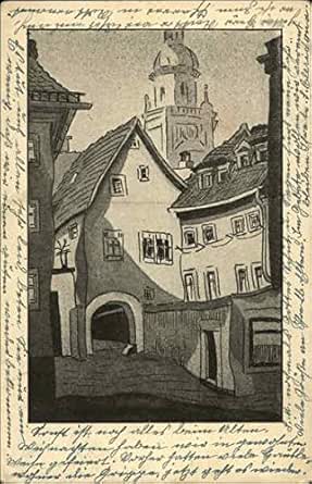 Drawing by H. Muller Wurzburg Art Original Antique Postcard 1934 at ...