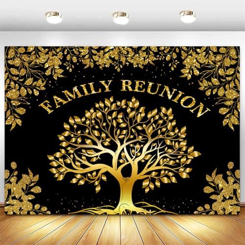 Amazon.com : Family Reunion Backdrop Welcome to Our Family Members ...