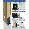 6x6 Post Base 2 Pcs,Heavy Duty Detachable Post Bracket with Adjustable ...