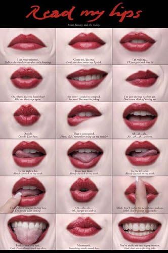 HUGE LAMINATED/ENCAPSULATED Read My Lips Quotes - POSTER : Amazon.co.uk ...